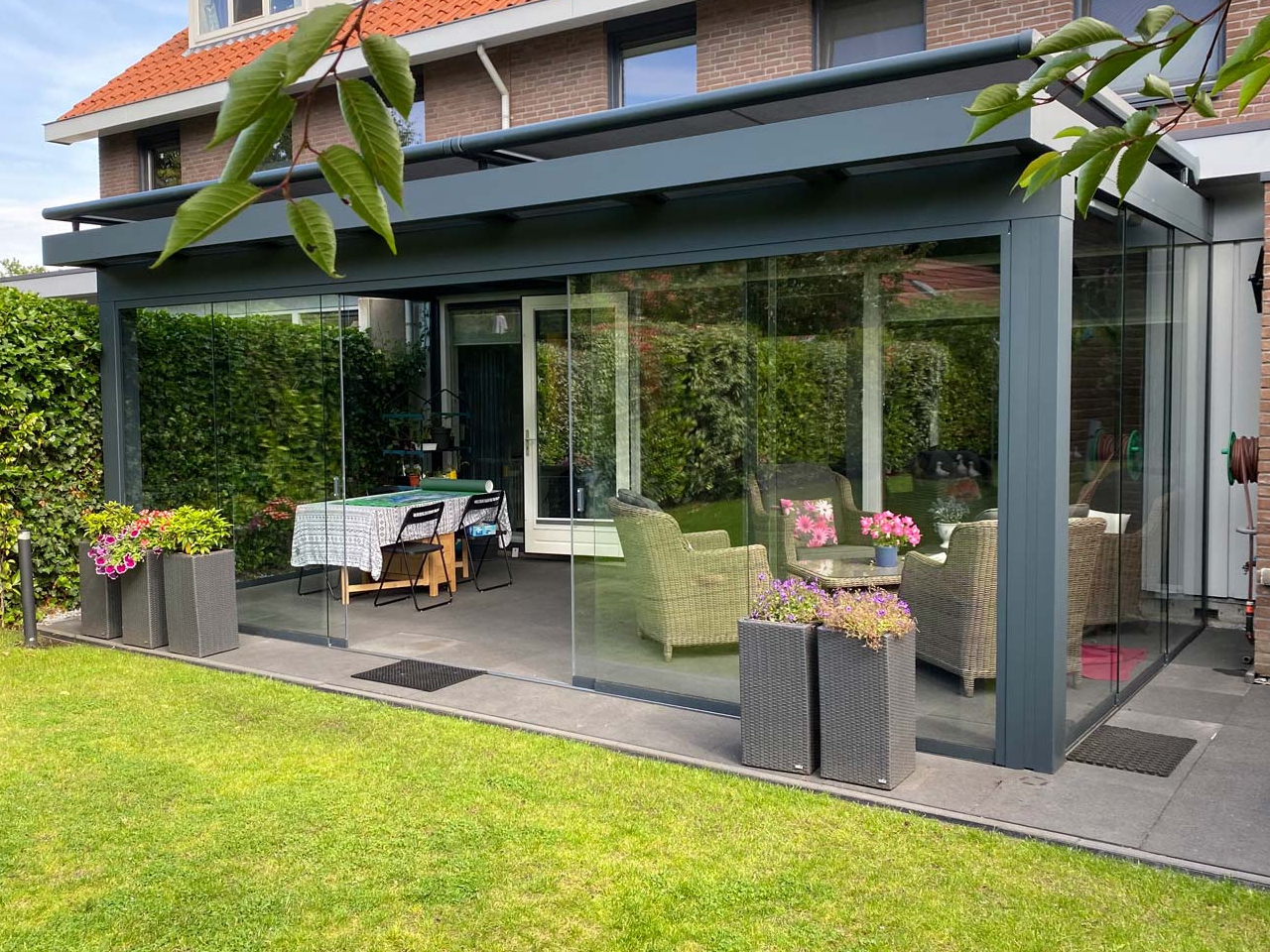 Een terrasoverkappingen op maat | Geers Zonwering